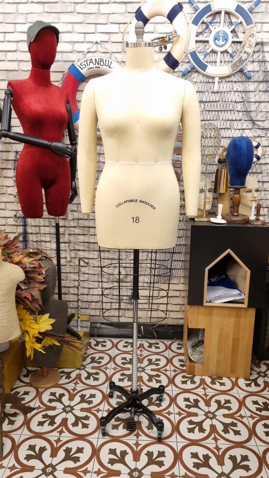 48 Beden İthal profesyonel kollu terzi mankeni prova mankeni | 9.128,14 TL