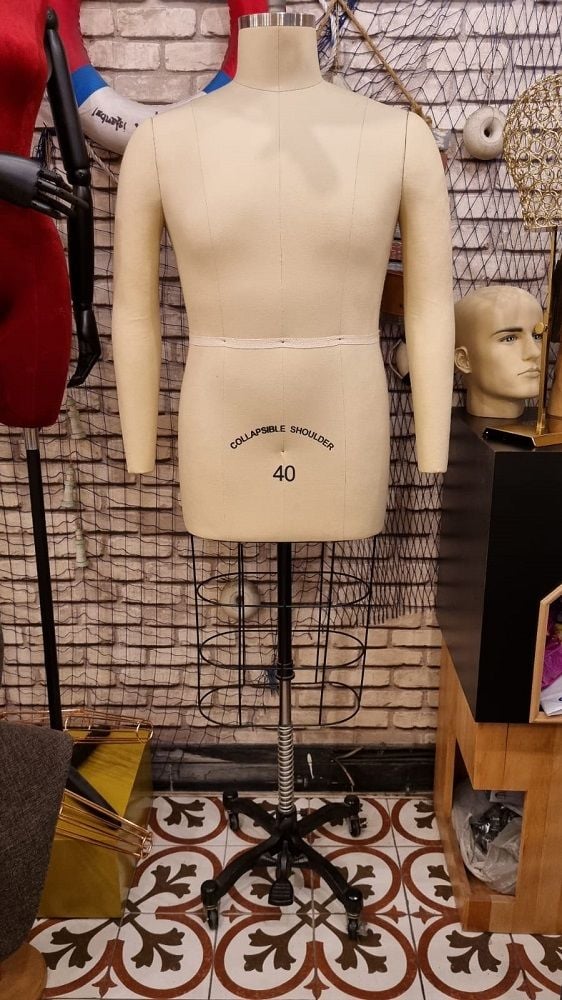 52 Beden Erkek Yarım Vücut Profesyonel Prova Mankeni | 8.500,00 TL